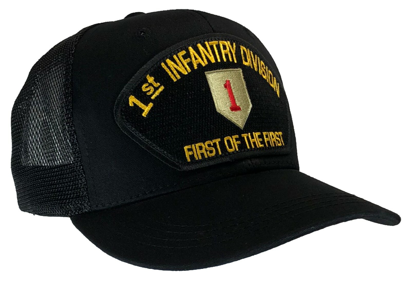 1st Infantry Division Hat Mesh Back Trucker Cap U.S. Army Veteran | eBay