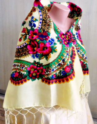 Ukraine Babushka Men Ukrainian Scarves Folk Head Scarf Babushka