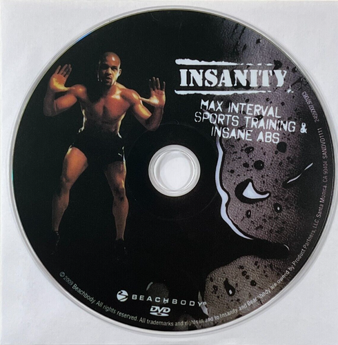 Insanity Replacement Disc Only "Max Interval Sports Training & Insane ...