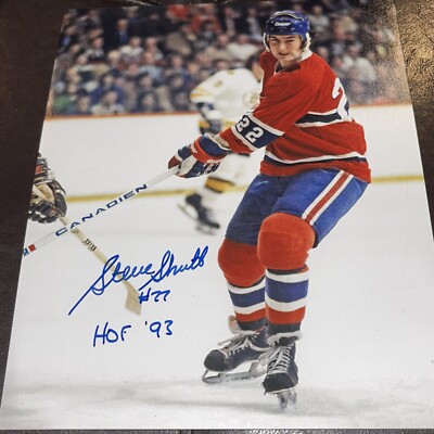 Steve Shutt Autographed Signed Montreal Canadiens 8x10 Inscribed HOF ...