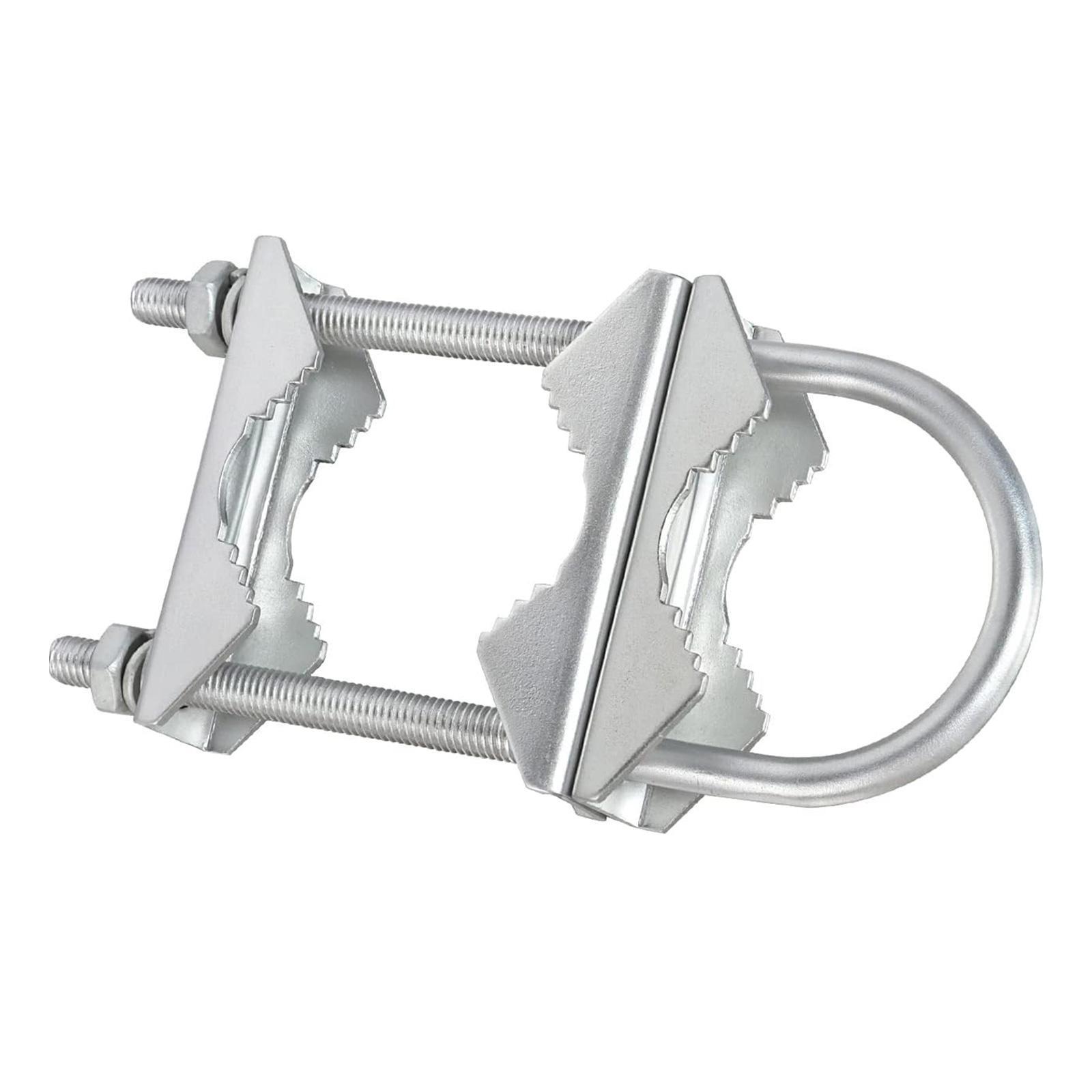 U Bolts Pipe Mounting V Jaw Block Bracket Umbrella Fixing Antenna Mast ...