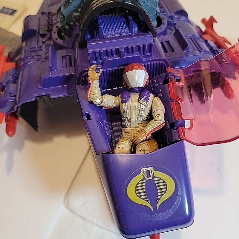 Gi Joe Cobra Mamba Helicopter Vehicle Gyro-Viper Action Figure ...