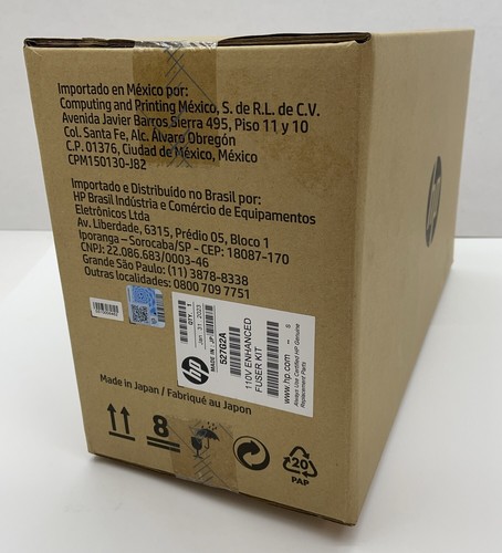 Brand New - HP LaserJet 110V Enhanced Fuser Maintenance Kit - 527G2A ...