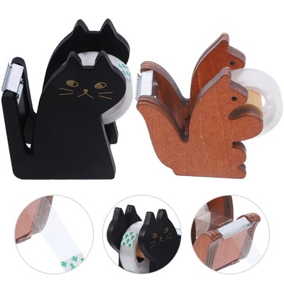 2 Pcs Cartoon Animals Tape Stand Dispensers Holder Modeling Office | eBay