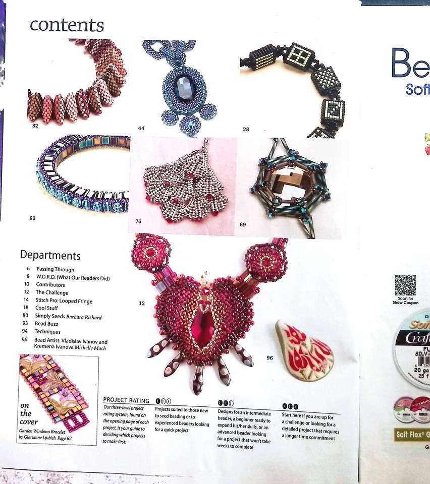 Beadwork Magazine June/July 2012 Bead, Beading and Jewelry Projects | eBay