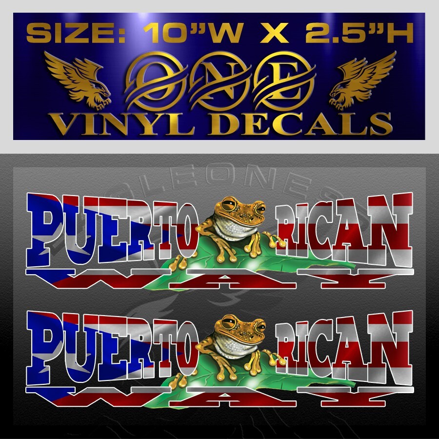 PUERTO RICO COUNTRY FLAG DECAL PUERTO RICAN FLAG DECAL COQUI STICKER ...