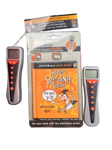 Intelliquest Quiz book + 2 Quizmo - Super Spelling Tutor (7-11 ...