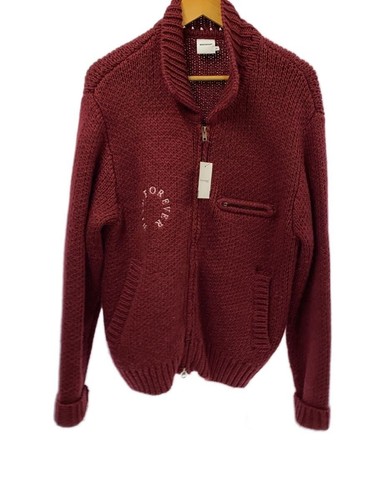 WISH FOR EVER DETROIT WOOL BLEND KNIT JACKET, Knit, Medium, Acrylic ...