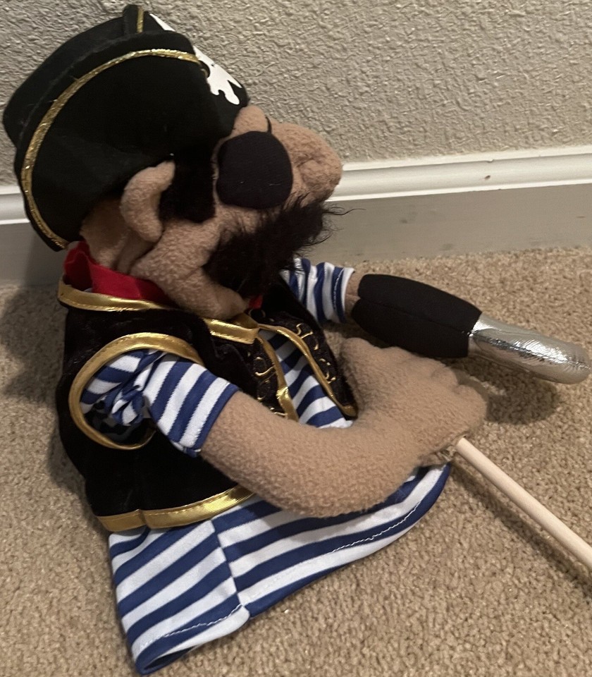 Melissa & Doug Barnacle Bart Pirate Hand Puppet With Stick 12" | eBay