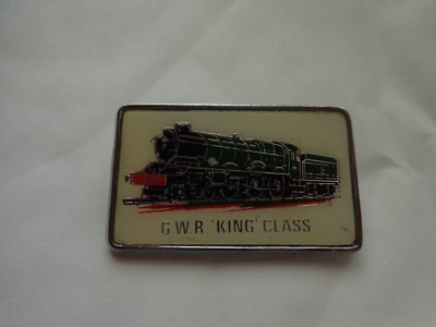 VINTAGE GWR KING CLASS STEAM TRAIN ENAMEL PIN LAPEL BADGE | eBay UK