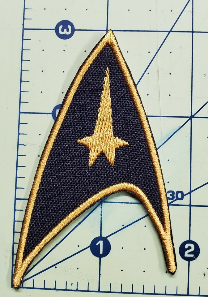 Star Trek Iron On Patch William Shatner Spock Leonard Nimoy Enterprise ...
