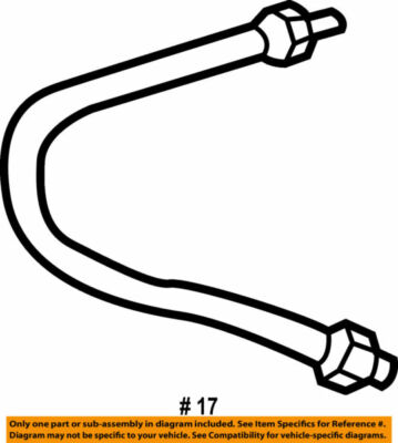 90947-02F23 Toyota Hose, flexible(for rear rh) 9094702F23, New Genuine ...