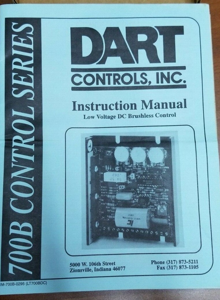 Dart Motor Control Card - 700BDC DC Brushless Control | eBay