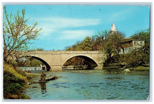 1989 World's Longest Keystone Arch Bridge Elkader Iowa IA Vintage ...
