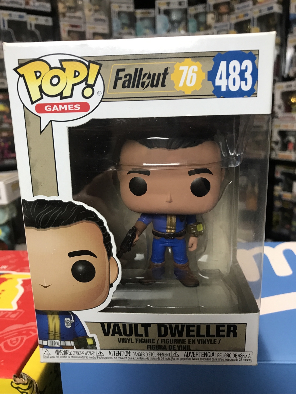 Funko Pop Games Fallout 76 Vault Dweller 483 Vinyl Figure New