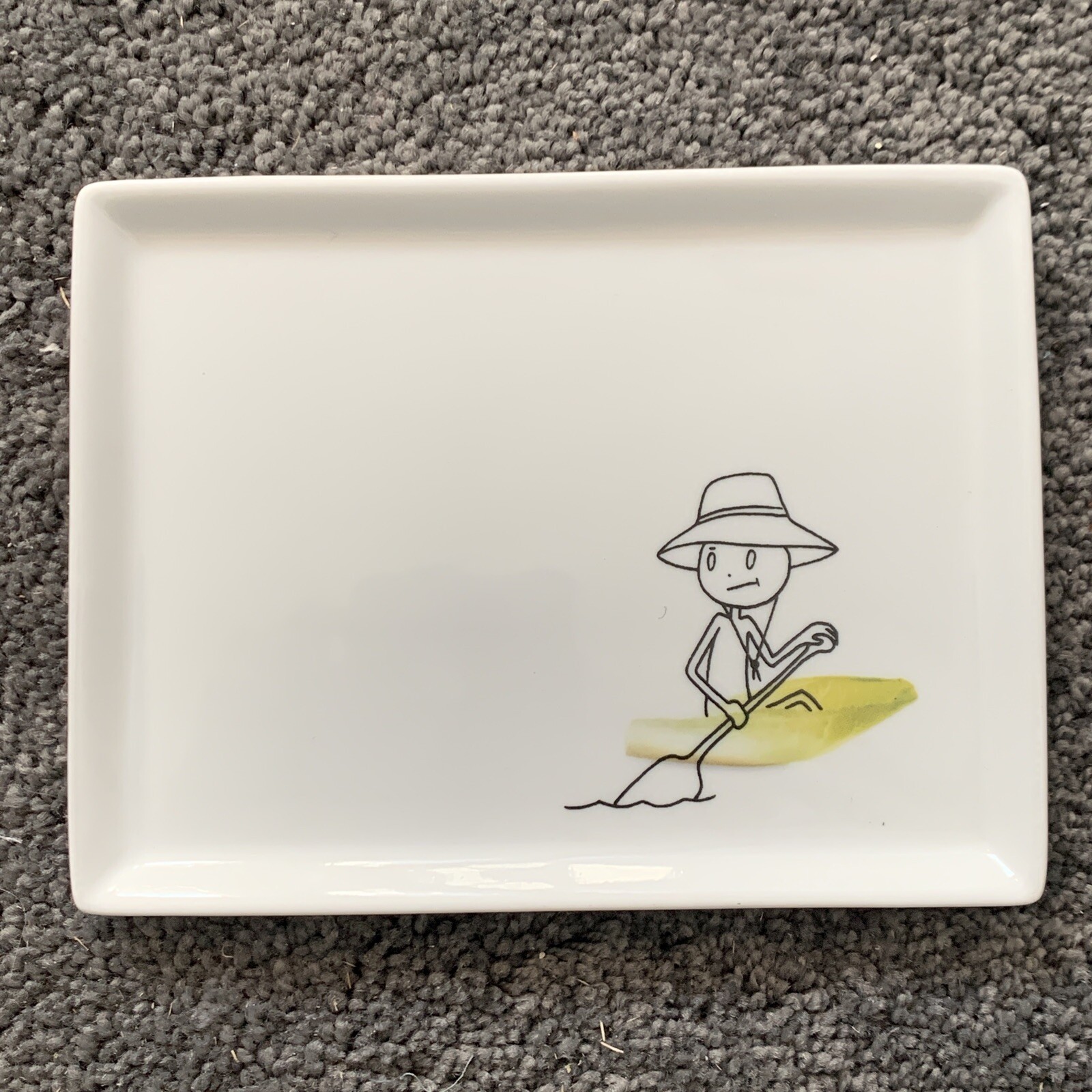 CB2 Crate & Barrel Oliver rectangle appetizer plate - Endive Boat 2016 ...