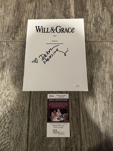 DEBRA MESSING SIGNED WILL & GRACE SCRIPT COVER AUTOGRAPHED JSA COA ...