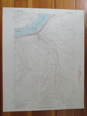 Arlington Oregon 1972 Original Vintage USGS Topo Map | eBay