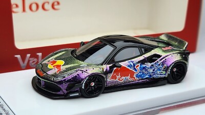 1:64 Veloce Ferrari 488 GTB Red Bull Chameleon LB Performance Resin | eBay