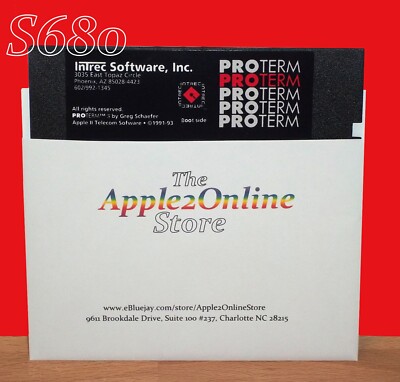 🍎 ProTerm Terminal/Communications Program for Apple IIe IIc IIGS - NEW ...