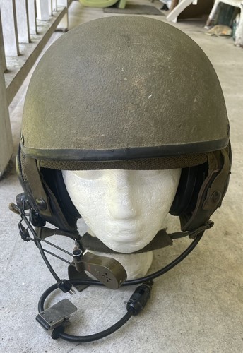 US Military CVC Combat Vehicle Crewman Helmet W/ Liner Large 1984 | eBay
