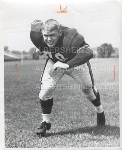Stan Jones Pro Football HOF Chicago Bears 1954 Rookie Original Type I ...