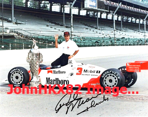 1991 Autographed Rick Mears - 4TH Indy 500 Win Photo | eBay