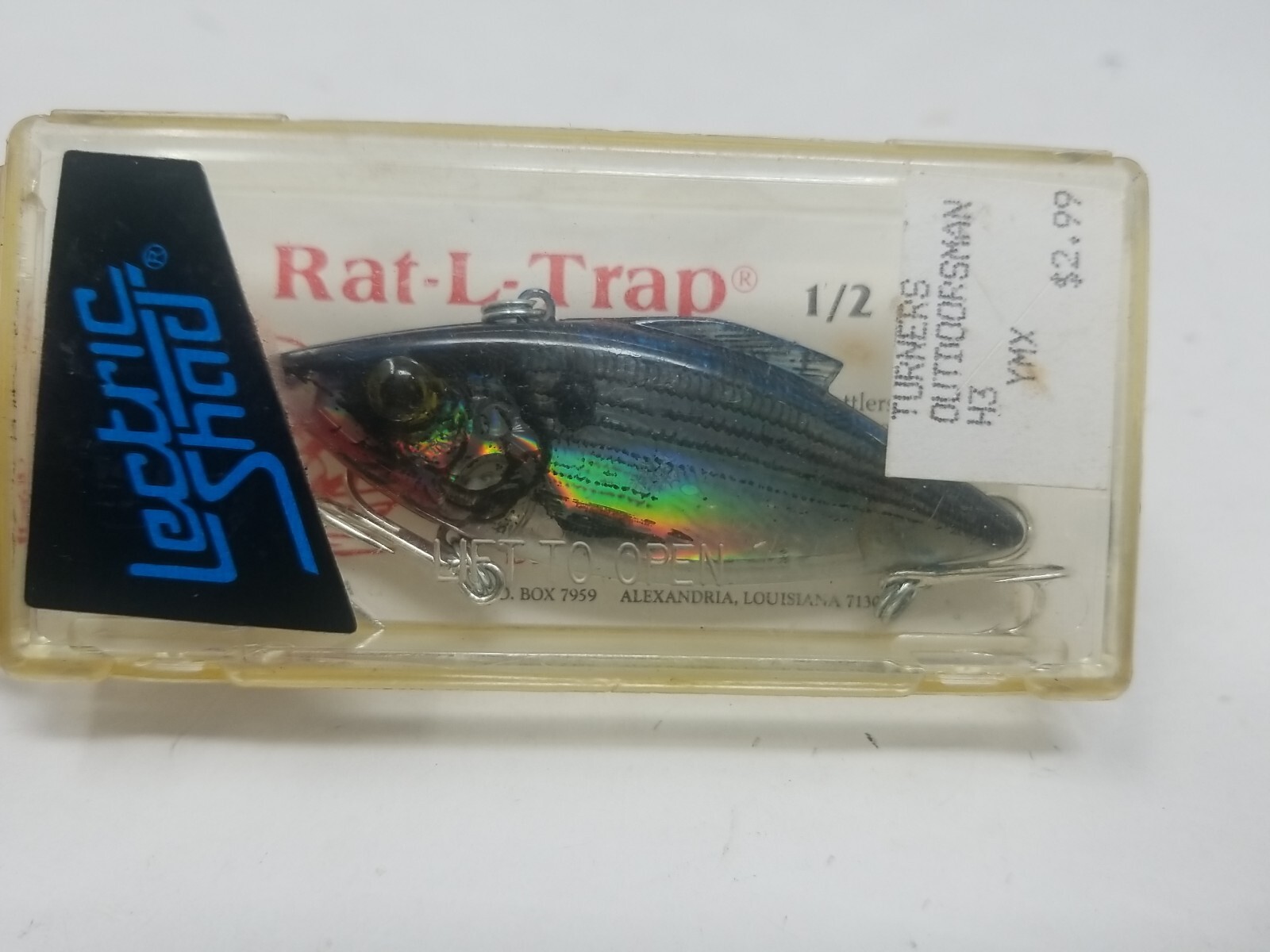 New Vintage Bill Lewis Rat-L-Trap 1/2 oz Lipless Crankbait Fishing ...