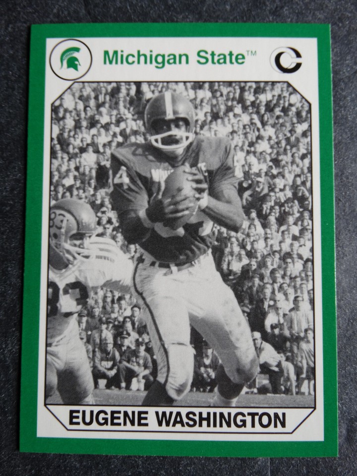 1990 Collegiate Collection Michigan State Football Card Complete Your ...