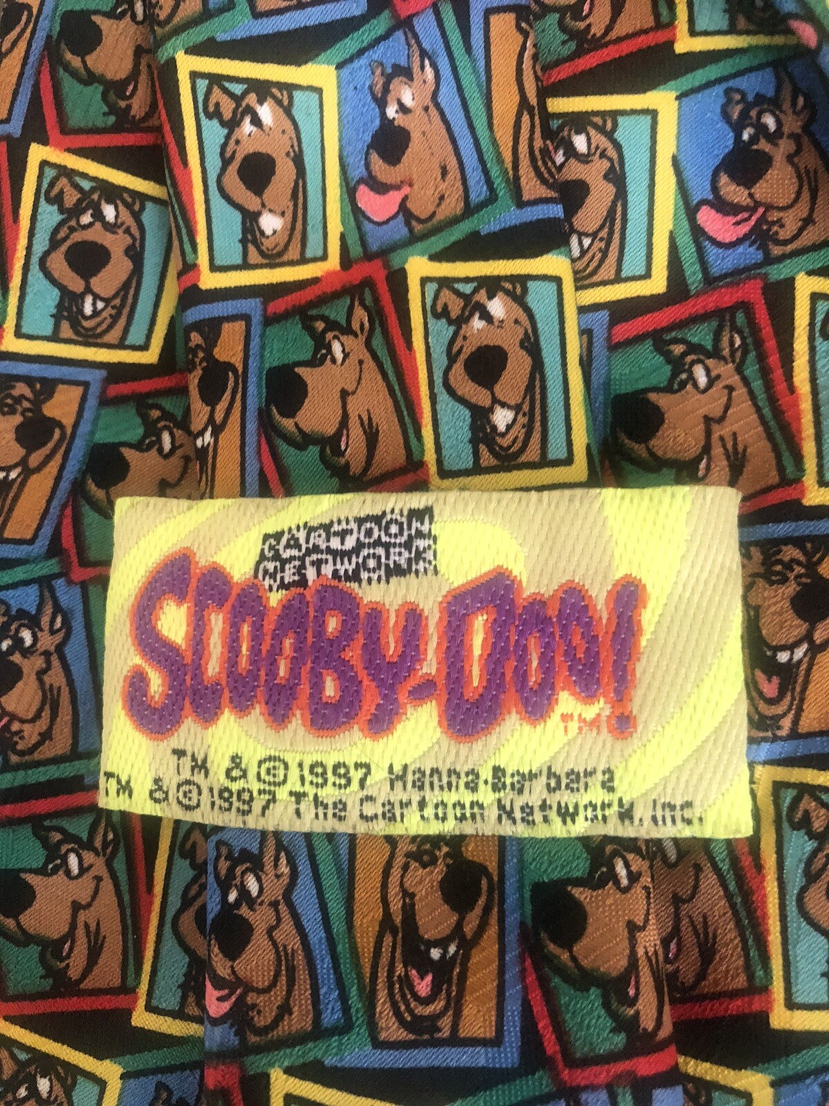 Vintage Cartoon Network Scooby-Doo Collage Polyester … - Gem