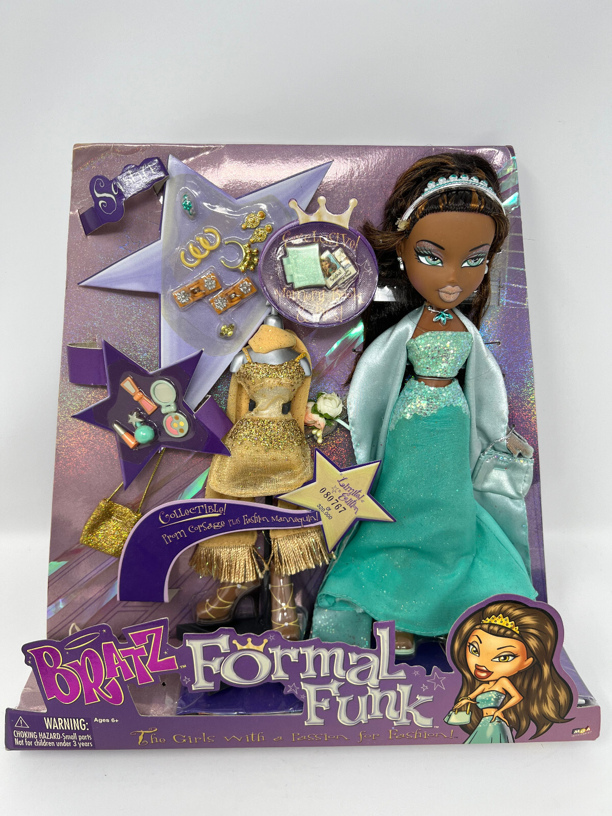 Bratz Formal Funk Sasha Limited Edition Prom 2003 RARE 35051260448 | eBay