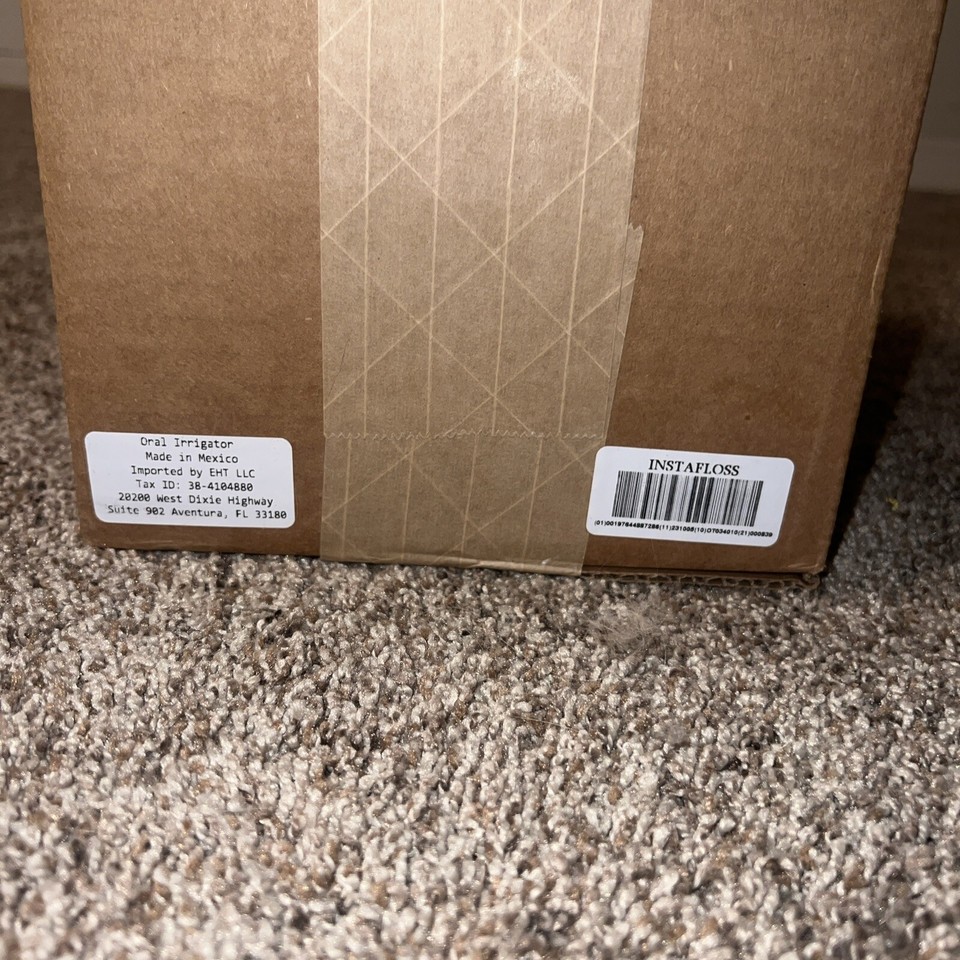 NEW! Instafloss Water Flosser - 10 Second Whole Mouth Flosser - NIB ...