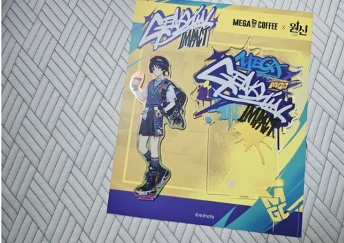 Genshin Impact Korea Mega Coffee Collab Wanderer Scaramouche Acrylic ...