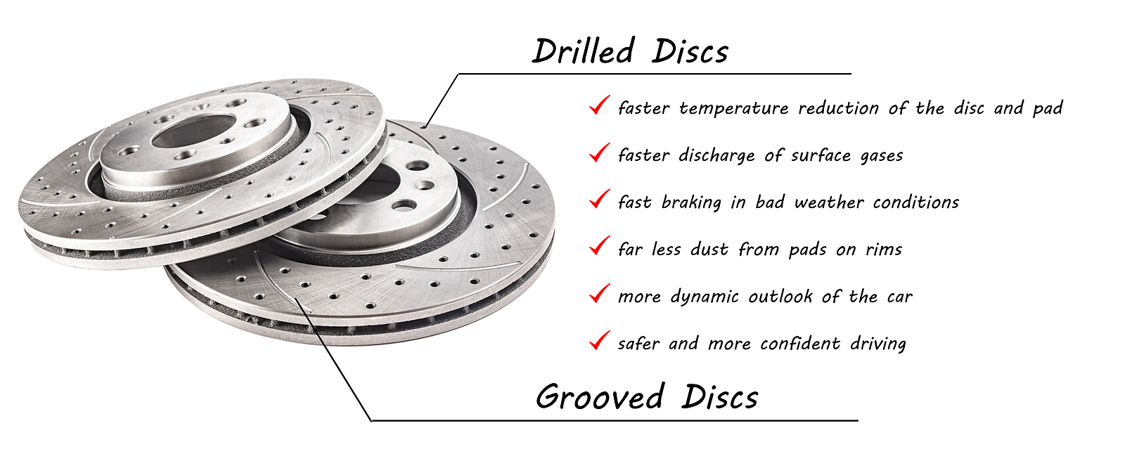 GT BRAKE DISCS FRONT GT0262 FOR AUDI A1 2010 2011 2012 2013 2014 2015 ...