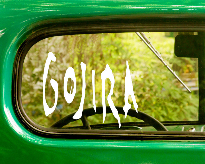 2 GOJIRA DECAL Stickers For Car Window Bumper Truck Laptop Rv | eBay