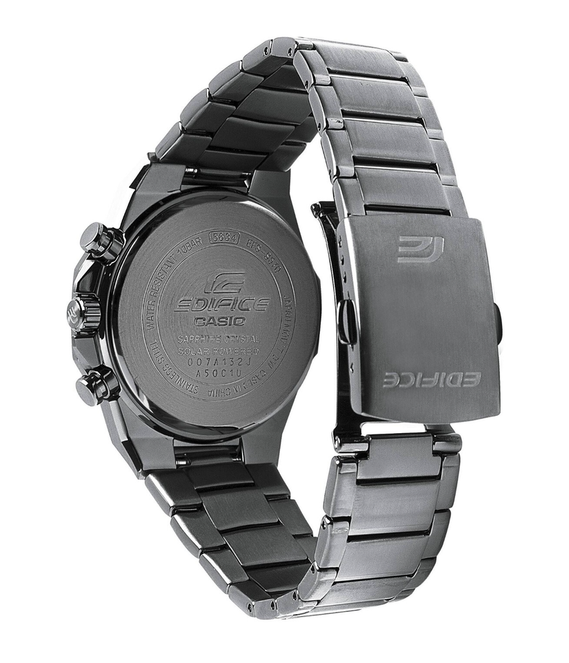 Casio Men's Edifice Slim Line Solar Power Date Watch 44mm EFS-S570DC ...
