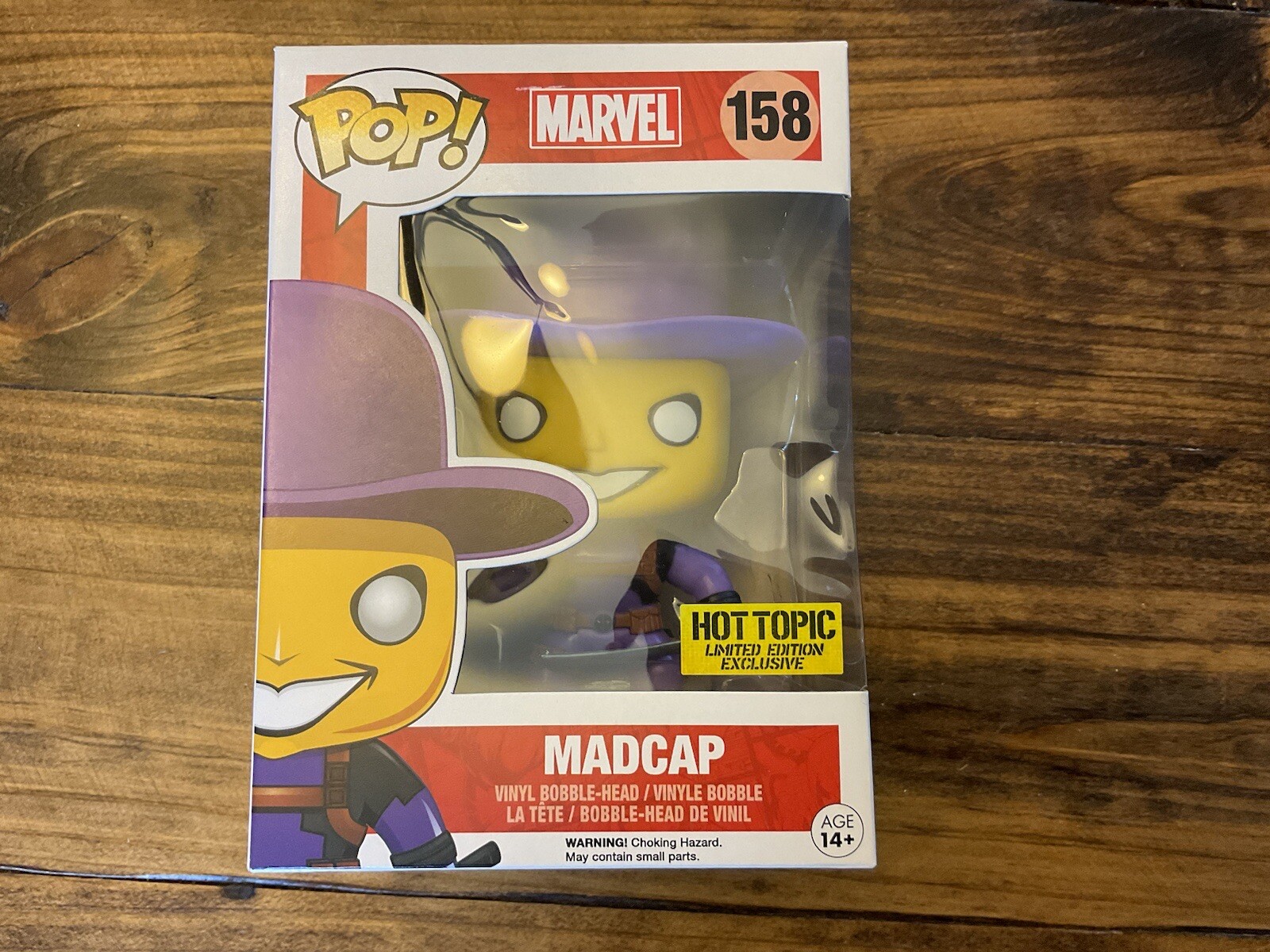Funko Pop! Marvel - Madcap #158 Hot Topic Limited Edition Exclusive | eBay