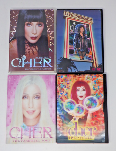 Cher Music Concert DVD Lot of 4 | eBay