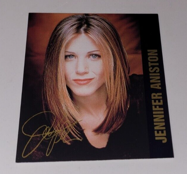 JENNIFER ANISTON Super RARE 1990s BIG HIT Gold Autograph Collection ...