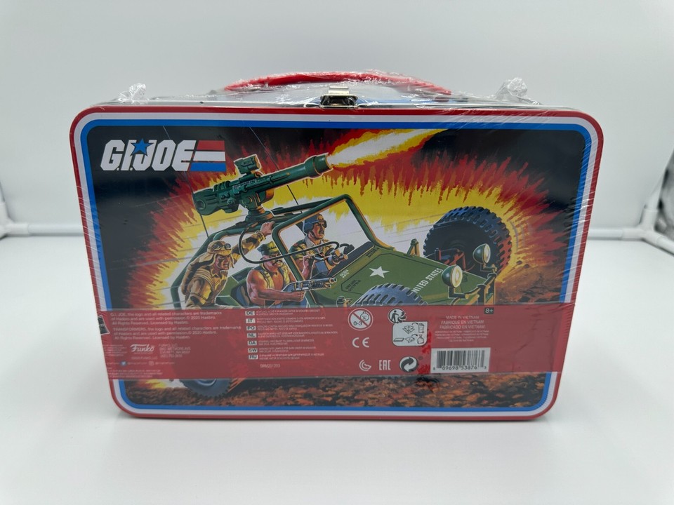 Funko POP! Lunch Box Transformers vs GI Joe GameStop Exclusive Sealed ...