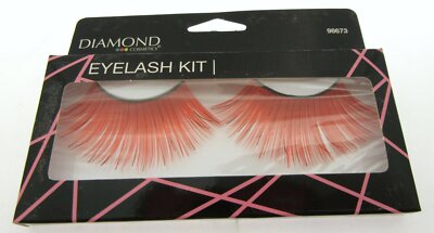 Eyelashes ~ Burnt Orange ~ Adhesive Included ~ Eye Lash Lashes ...