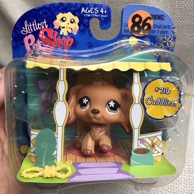 💖🐶Littlest Pet Shop New #716 Cocker Spaniel Dog NIB LPS Brown Rare ...
