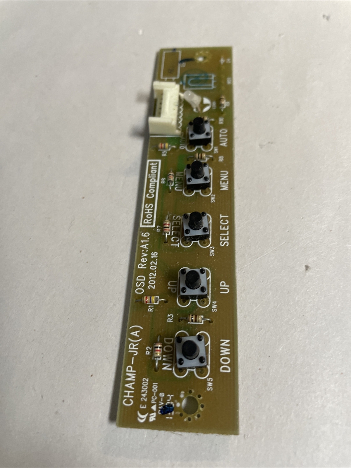 Tovis 22” L2282LT9GC OSD Button Board Monitor @MB174 | eBay