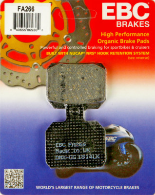 Genuine EBC Front/Rear Brake Pads Aprilia Ducati Kawasaki KTM Indian MV ...