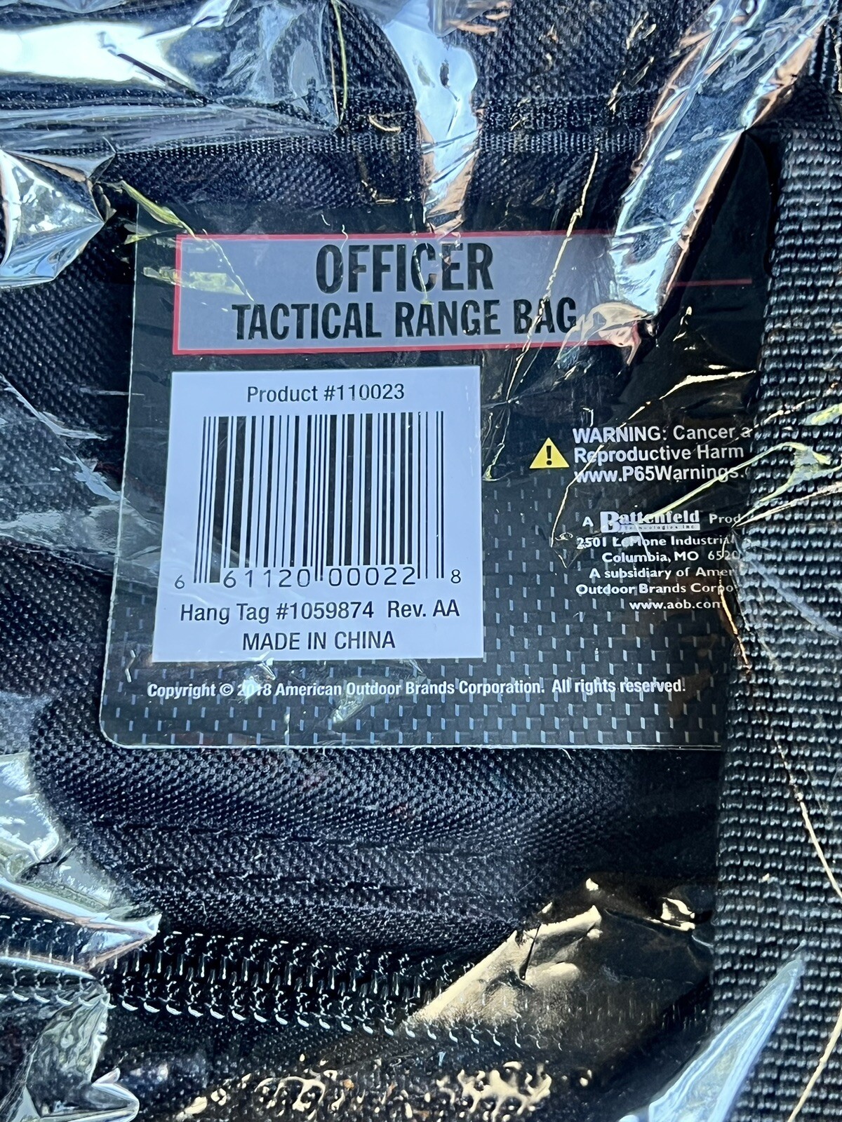 Smith & Wesson 110023 Officer Tactical Hunting Range Bag for sale online | eBay