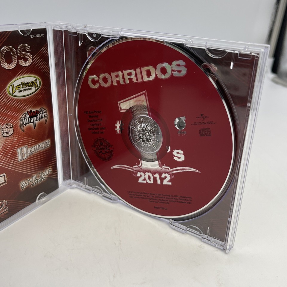 Various Artists Corridos # 1's 2012 (Audio CD) Disa Records Compilation ...