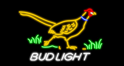 Bvd Light Pheasant Neon Sign Real Glass Bar Pub Store Wall Decor 19x15 ...