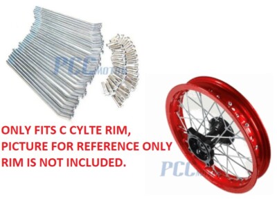 5.75" LONG Spokes Assembly for 14" Wheel Pit Dirt Bike Motorcycle WS03 ...