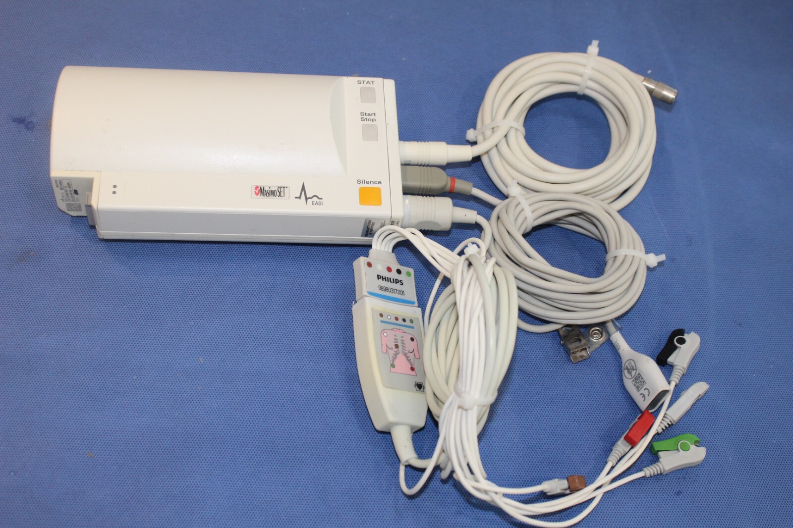 PHILIPS M3001A #A03 MASIMO SpO2 3 LEAD ECG NiBP MODULE | eBay