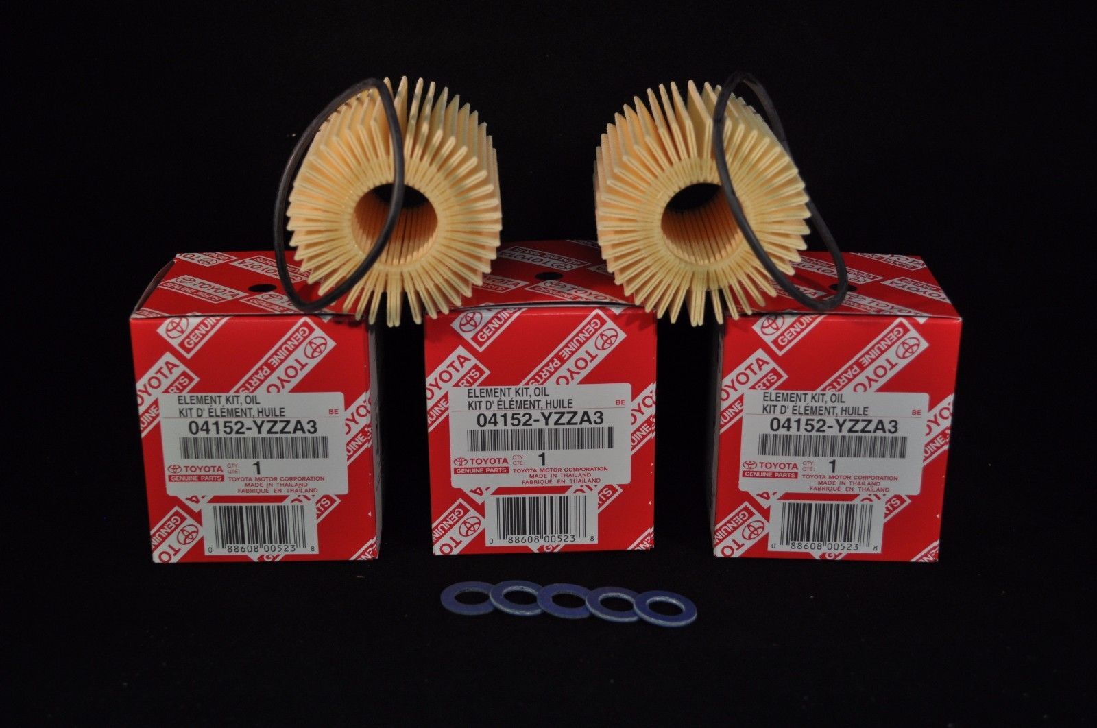 Lexus IS250,IS350,GS300,GS350,GX460 Oil Filter 04152-YZZA3 Set of 3 | eBay